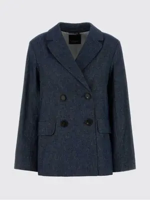 Max Mara Double Breasted Blazer - Blue