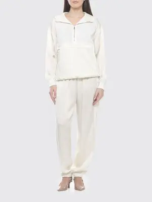 Fabiana Filippi Quarter Zip Hooded Sweatshirt