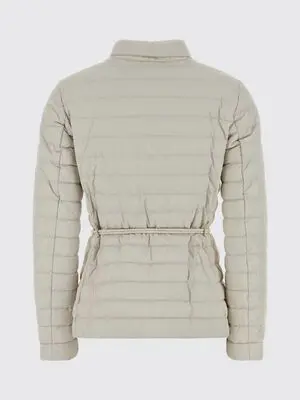 MOORER Quilted Belted Jacket - Ivory