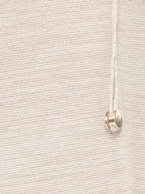 Fabiana Filippi Virgin Wool And Cotton Blend Hoodie - Beige