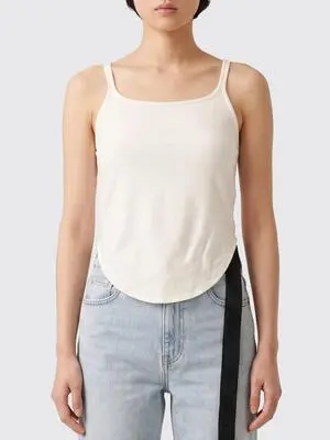 Rick Owens Cotton Cropped Top - White 1