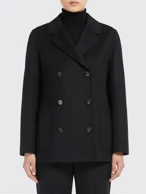 Max Mara Double Breasted Coat - Black