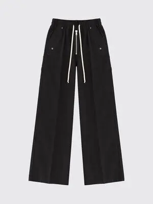 Rick Owens Cotton Geth Belas Trousers - Black