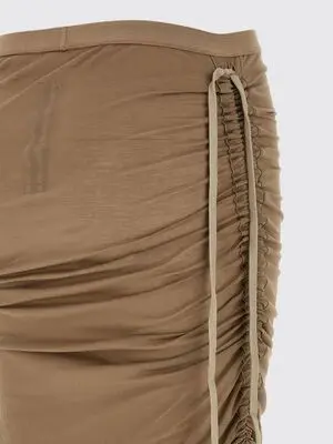 Rick Owens Long Cotton Jersey Skirt