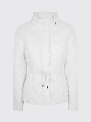 Michael Kors Quilted Down Jacket With High Neck And Drawstring Waist