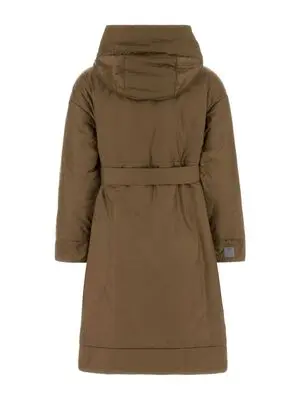Max Mara Belted Hooded Jacket