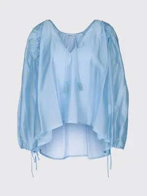 ERMANNO FIRENZE V-neck Blouse With Tassel Detail