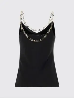 Rabanne Chain Detail Cowl Neck Top