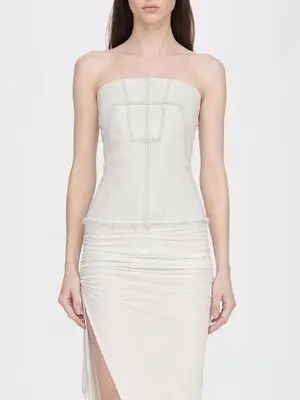 Rick Owens Draped Corset Top - Grey