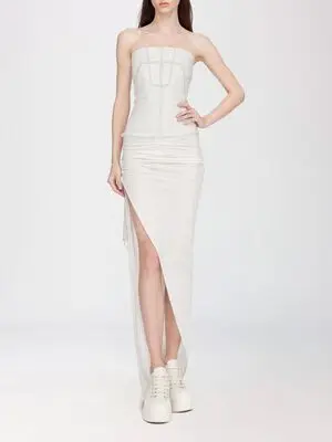 Rick Owens Draped Corset Top - Grey