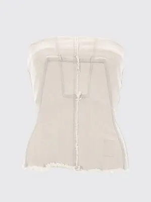 Rick Owens Draped Corset Top - Grey