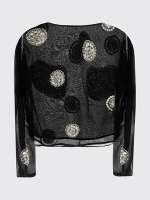 BODE Embellished Sheer Top