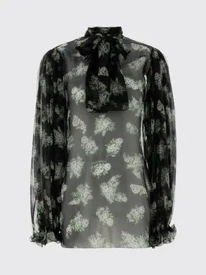 Dolce & Gabbana Printed Silk Chiffon Blouse