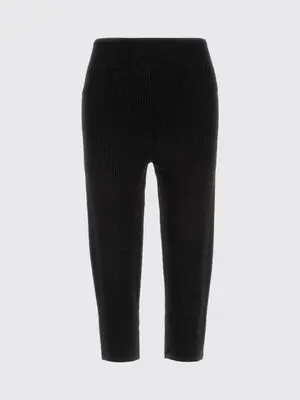 Chloé Textured Knit Cropped Trousers - Black