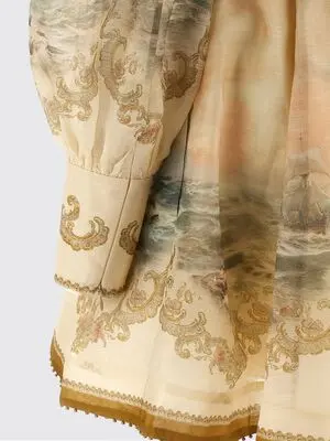 Zimmermann Printed Shirt Dress - Yellow