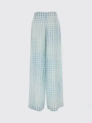 Ermanno Scervino Gingham Check Trousers - White