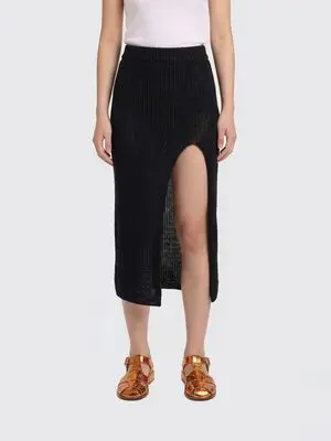 Alanui Midi Skirt In Cotton Blend