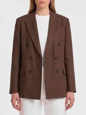 Brunello Cucinelli Double Breasted Jacket - Brown
