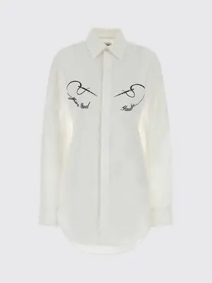 JEAN PAUL GAULTIER Printed Stretch Cotton Shirt