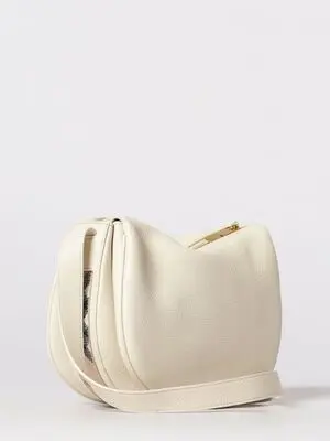 Burberry Tavistock Grained Leather Bag - White