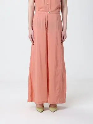FORTE_FORTE Linen Wide-leg Trousers - Pink