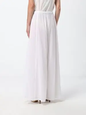 FORTE_FORTE Linen Wide-leg Trousers - White