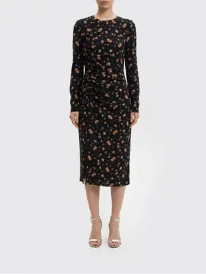 Dolce & Gabbana Floral Print Ruched Midi Dress