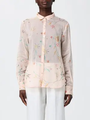 FORTE_FORTE Printed Silk Shirt - Pink
