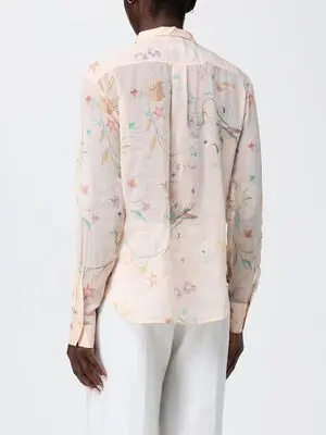 FORTE_FORTE Printed Silk Shirt - Pink
