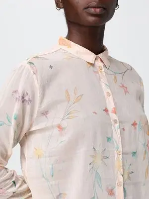 FORTE_FORTE Printed Silk Shirt - Pink