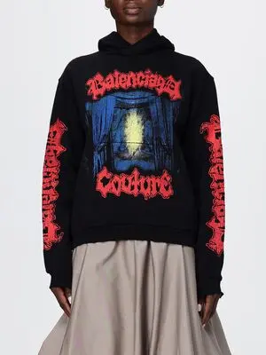 Balenciaga Graphic Print Hoodie