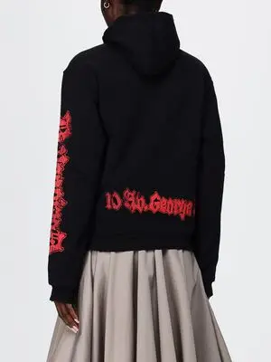 Balenciaga Printed Cotton Hoodie