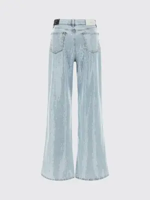 7 For All Mankind Flare Denim Jeans With Sequins