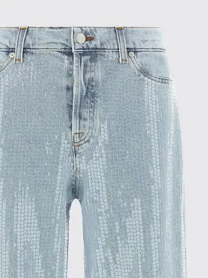 7 For All Mankind Flare Denim Jeans With Sequins