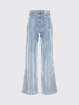 7 For All Mankind Flare Denim Jeans With Sequins