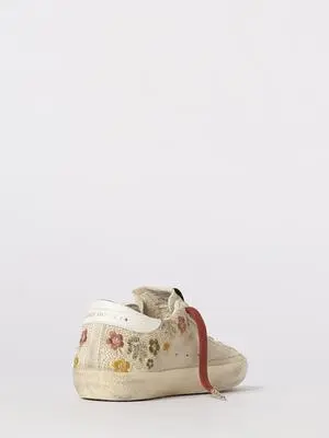 GOLDEN GOOSE Lace-up Sneakers With Floral Embroidery