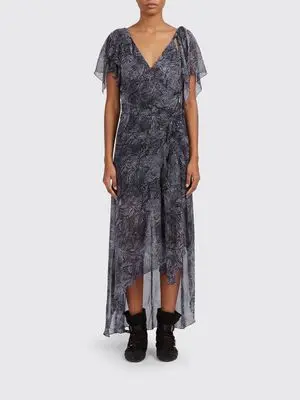 Isabel Marant Étoile Asymmetrical Ruffled Maxi Dress