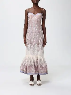Zimmermann Alchemy Silk And Linen Dress