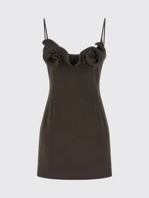 Magda Butrym Embellished Mini Dress - Brown