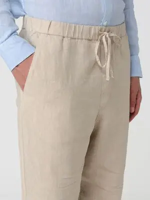 120% Lino Linen Drawstring Trousers