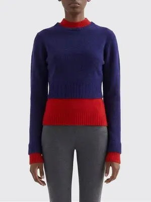 JIL SANDER Ribbed Knit Sweater - Blue