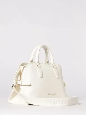ERMANNO FIRENZE Grained Synthetic Leather Bag - Ivory