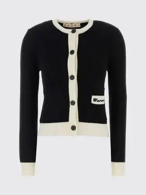 Marni And White Cardigan - Black