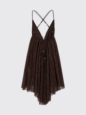 Elisabetta Franchi Lace V-neck Mini Dress