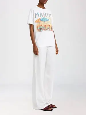 Marni Graphic Print Cotton T-shirt