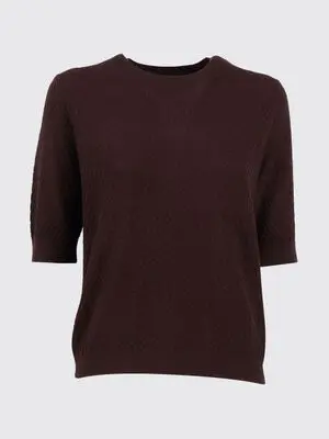 KANGRA Textured Knit Pullover - Brown