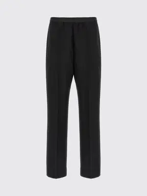 MAISON MARGIELA Slim Fit Virgin Wool Trousers - Black