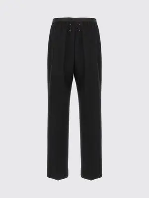 MAISON MARGIELA Slim Fit Virgin Wool Trousers - Black