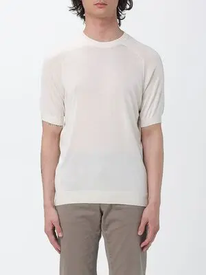 KANGRA Silk And Cashmere Crew Neck Short Sleeve Knitwear - Ivory