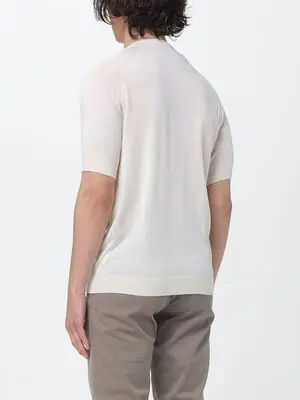 KANGRA Silk And Cashmere Crew Neck Short Sleeve Knitwear - Ivory